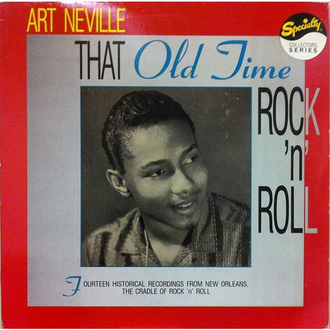 Art Neville - That Old Time Rock 'N' Roll - Vinyl LP - 1987 - US ...