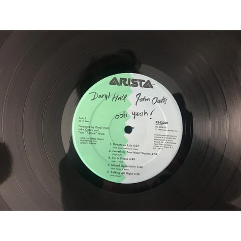 Daryl Hall & John Oates - Ooh Yeah! - Vinyl LP - 1988 - US - Original | HHV