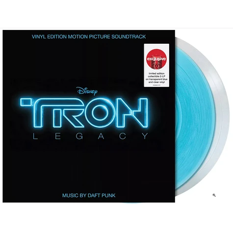 Daft Punk - OST Tron: Legacy Glow In The Dark Cover Transparent & Blue ...