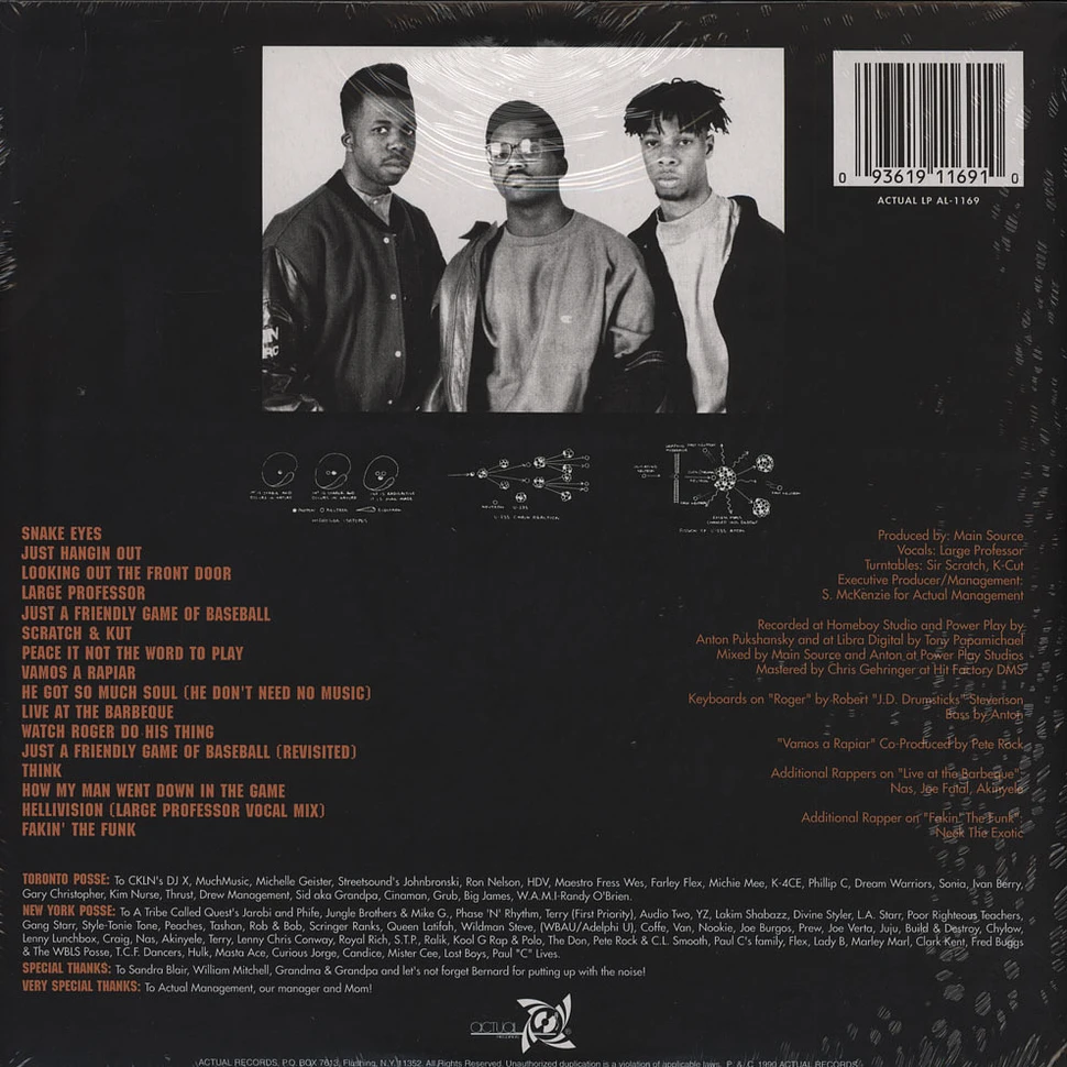 Main Source - Breaks The Atom - Vinyl 2LP - 1990 - US - Reissue | HHV