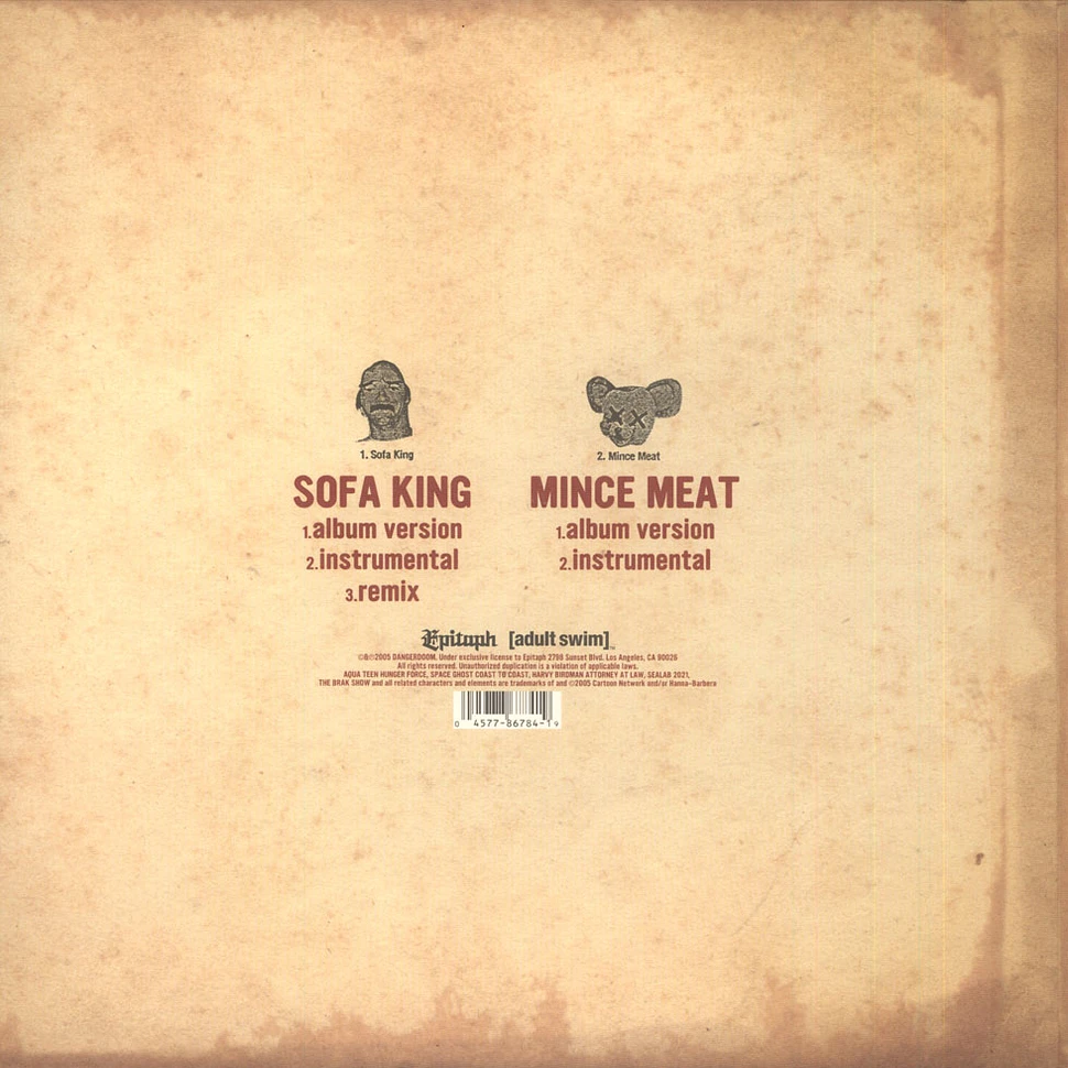 Dangerdoom (Danger Mouse & MF DOOM) - Sofa King - Vinyl 12" - 2005 - US ...