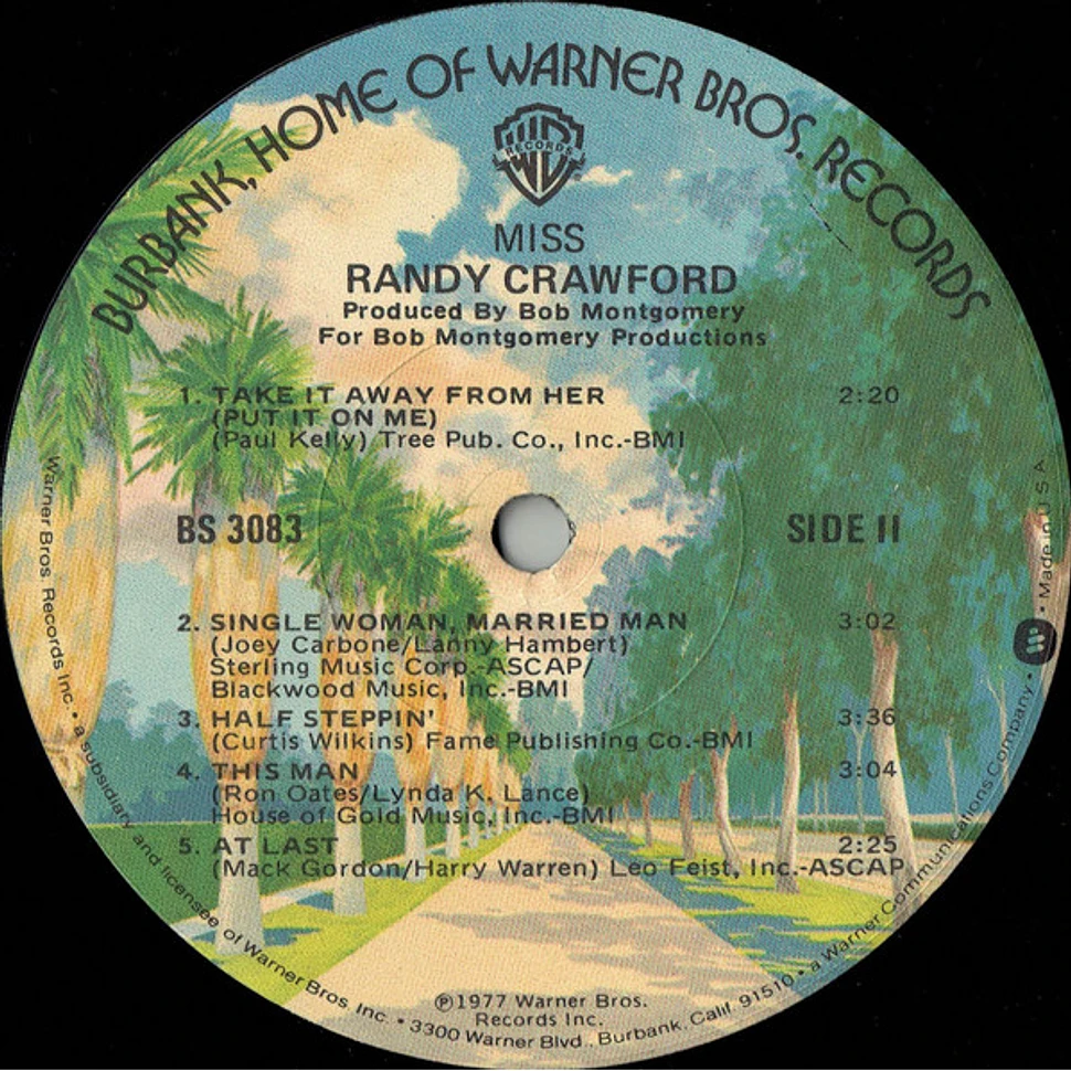 Randy Crawford - Miss Randy Crawford - Vinyl LP - 1977 - US - Original ...
