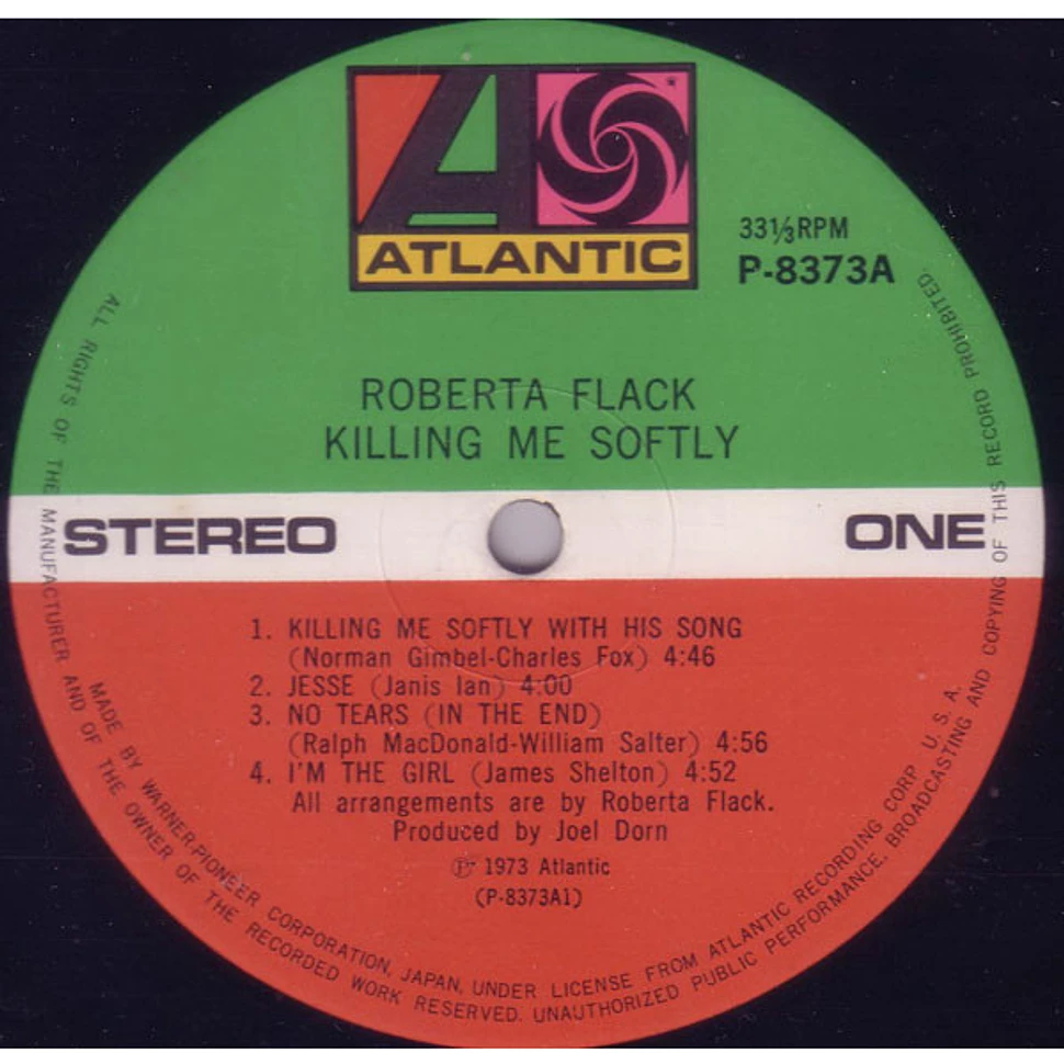 Roberta Flack - Killing Me Softly - Vinyl LP - 1973 - JP - Original | HHV