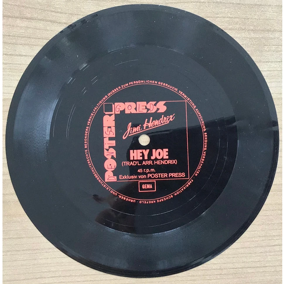 Jimi Hendrix - Hey Joe - Vinyl Flexi-disc - 1974 - DE - Original | HHV