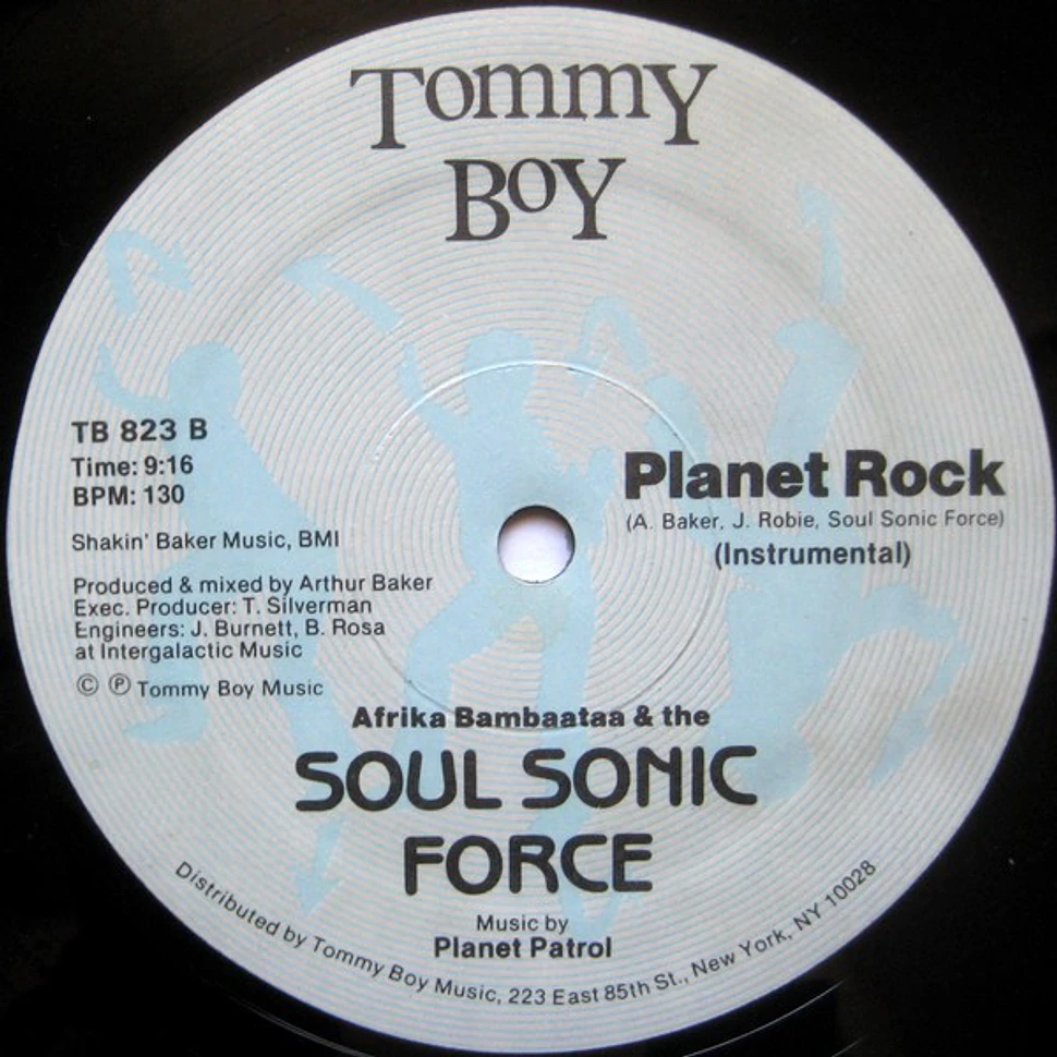 Afrika Bambaataa & Soulsonic Force Music By Planet Patrol - Planet Rock ...