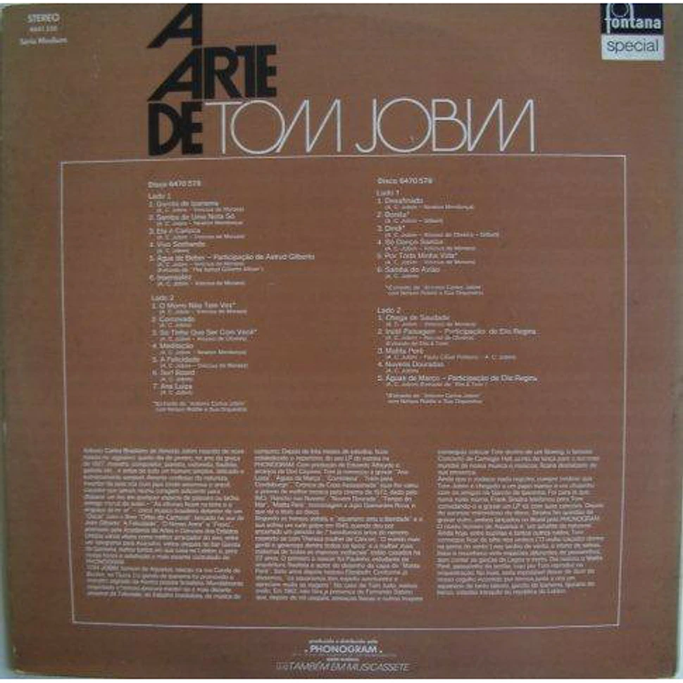 Antonio Carlos Jobim - A Arte De Tom Jobim - Vinyl 2LP - 1976 - BR ...