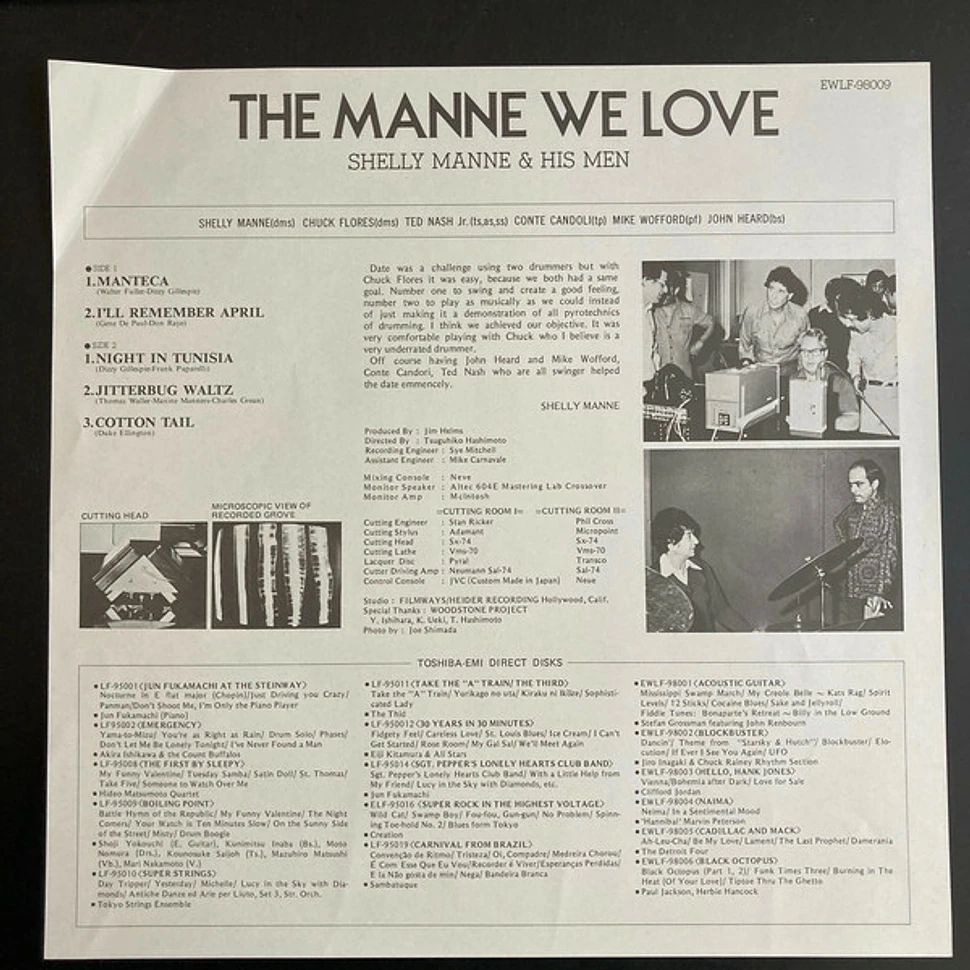 Shelly Manne & His Men - The Manne We Love - Vinyl LP - 1979 - JP ...