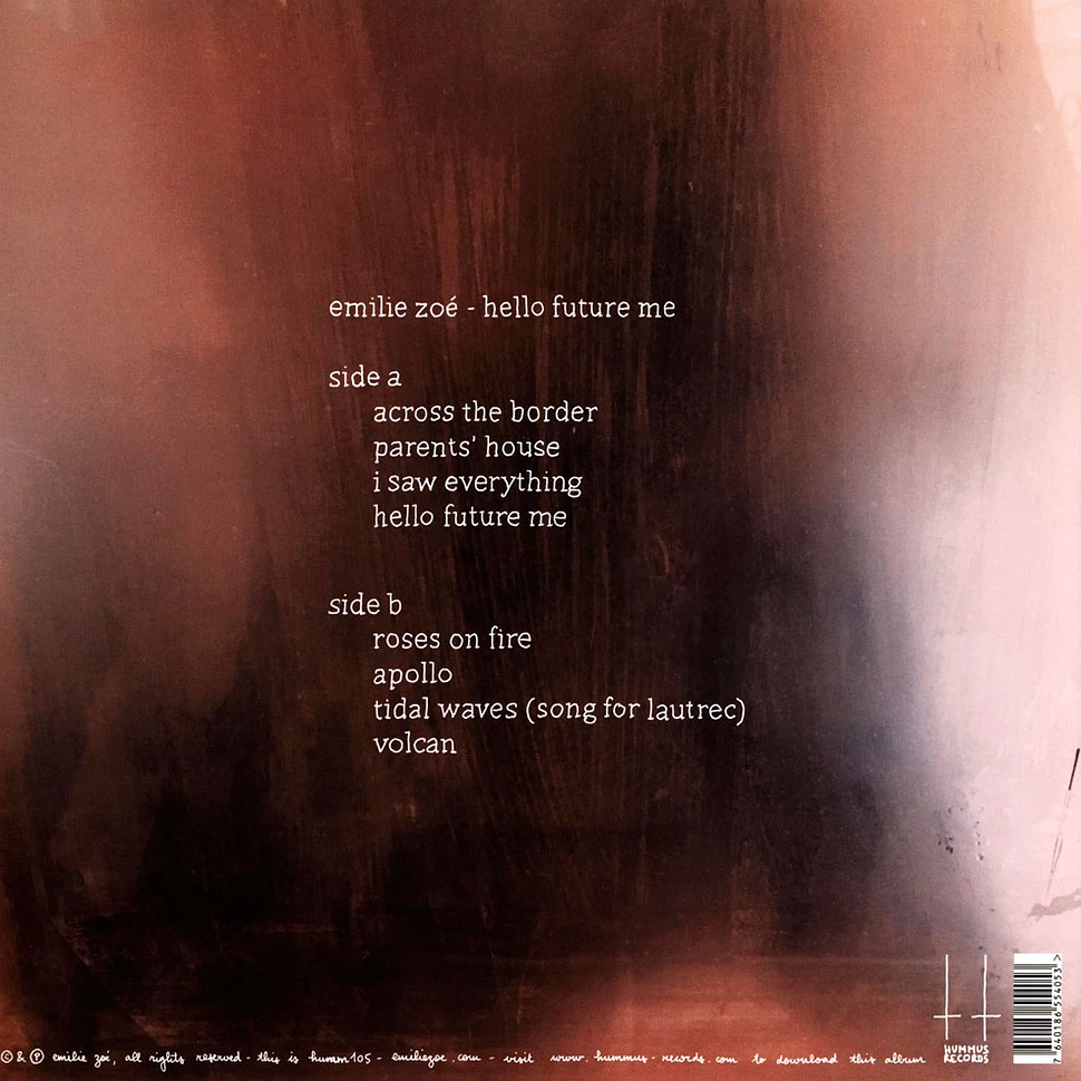 Emilie Zoé - Hello Future Me - Vinyl LP - 2022 - EU - Original | HHV