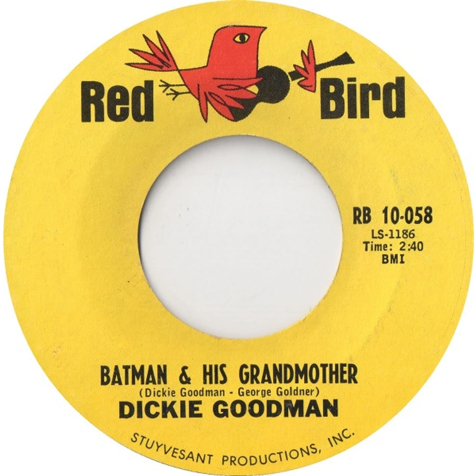 Dickie Goodman Batman And His Grandmother Vinyl 7 1966 Us