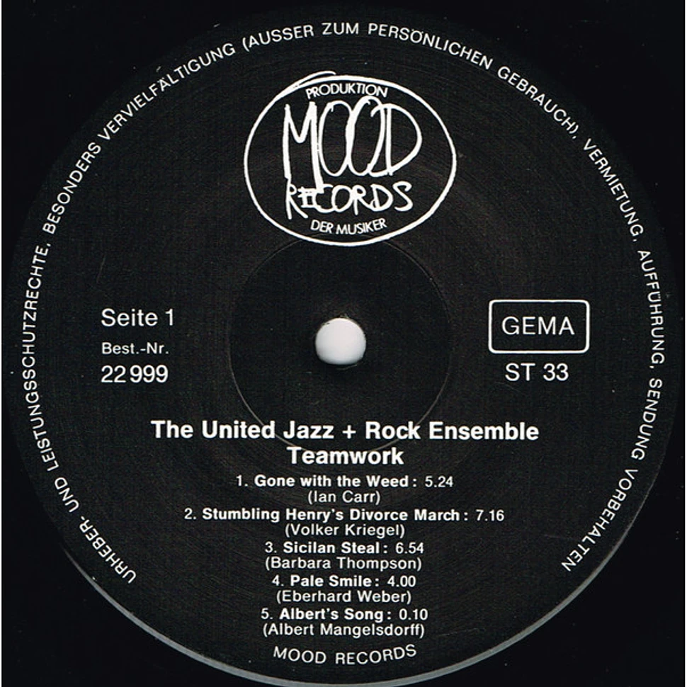 The United Jazz+Rock Ensemble - Teamwork - Vinyl LP - 1978 - DE ...
