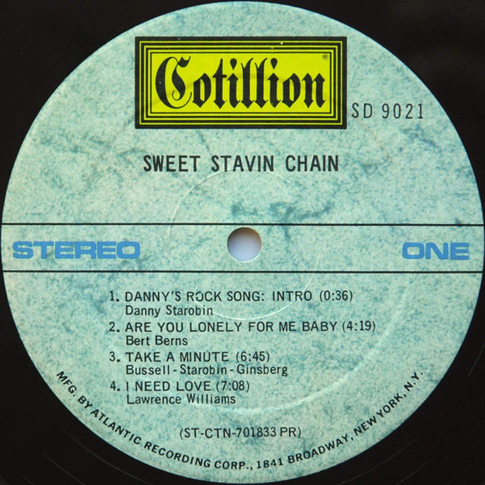 Sweet Stavin Chain - Sweet Stavin Chain - Vinyl LP - 1970 - US ...