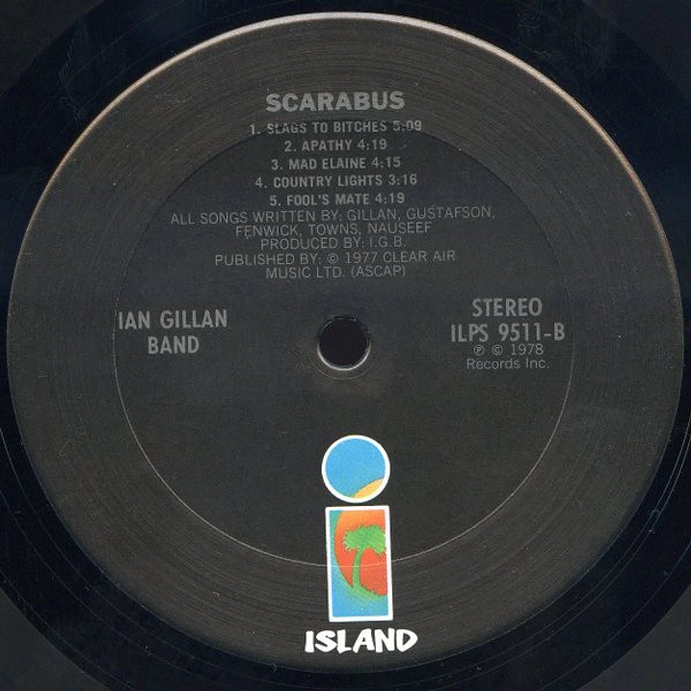 Ian Gillan Band - Scarabus - Vinyl LP - 1978 - US - Original | HHV