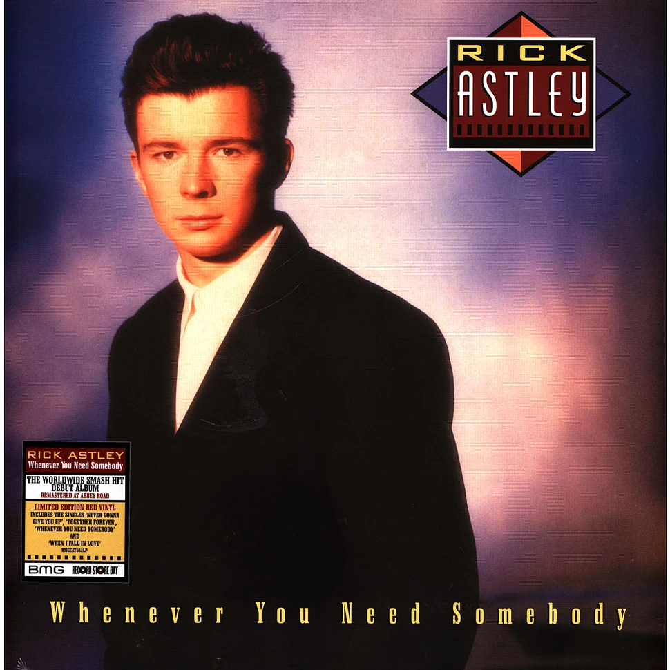 Rick Astley - Whenever You Need Somebody - Vinyl LP - 2022 - US ...