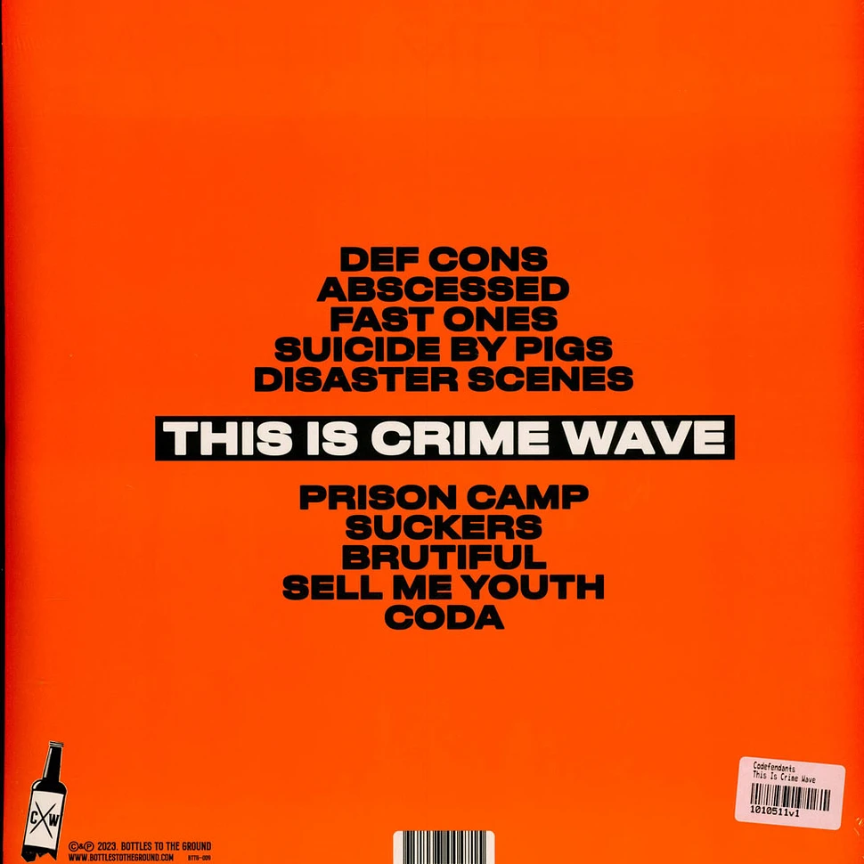 Codefendants - This Is Crime Wave - Vinyl LP - 2023 - Original | HHV