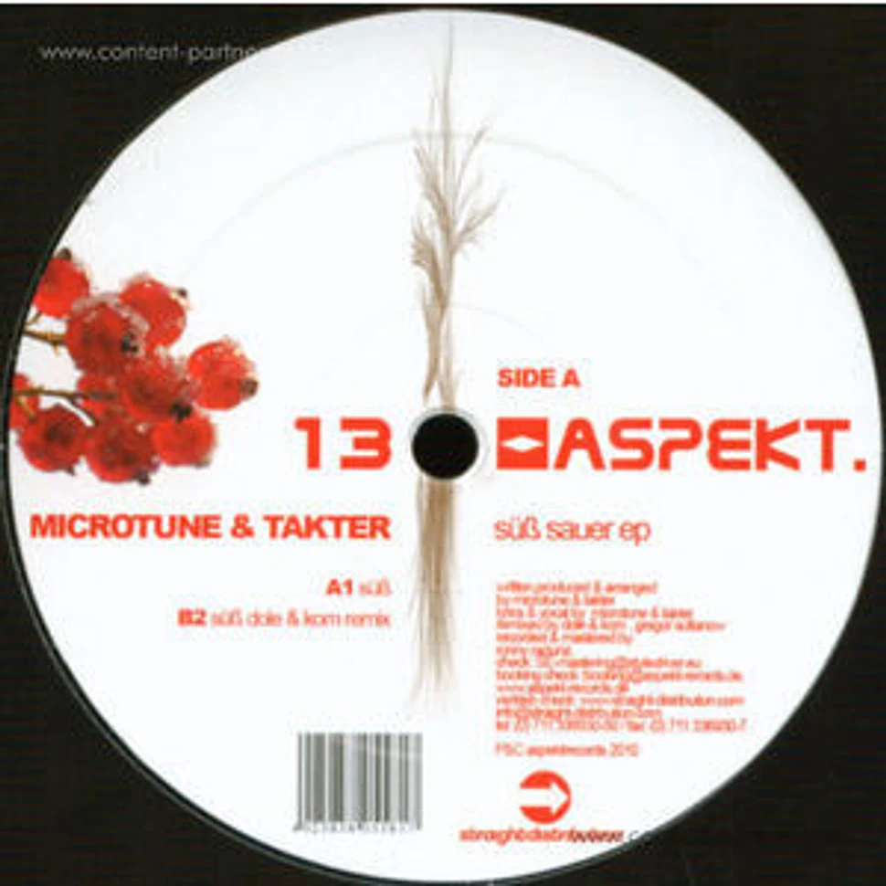 Microtune & Takter - Süß Sauer EP - Vinyl 12" - 2010 - DE - Original | HHV