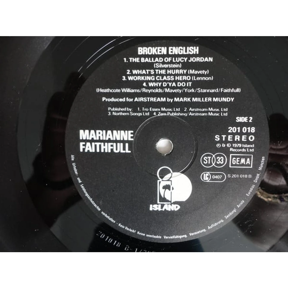 Marianne Faithfull - Broken English - Vinyl LP - 1979 - DE - Original | HHV