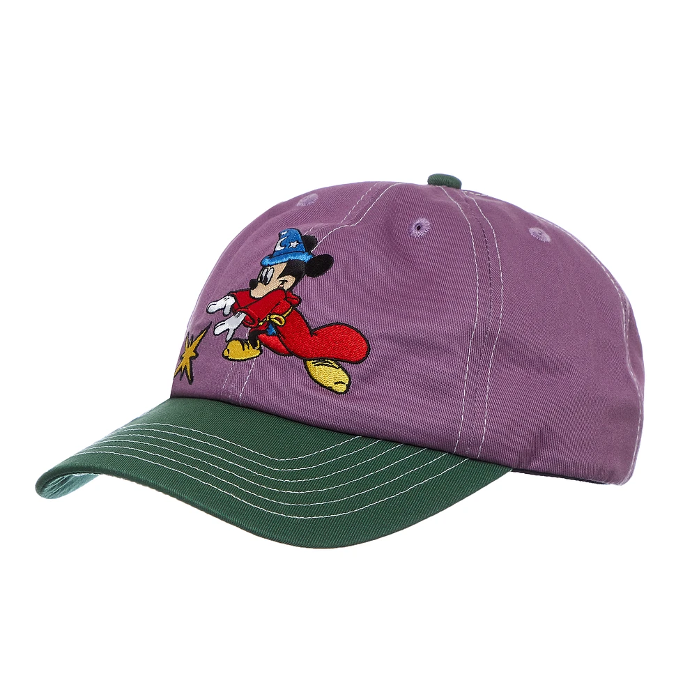 Butter Goods x Disney - Sorcerer 6 Panel Cap (Berry / Forest) | HHV
