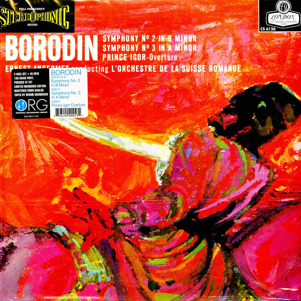 Ernest Ansermet/Borodin - Borodin: Symphonies Nos. 2 & 3 - Vinyl 2LP - US | HHV
