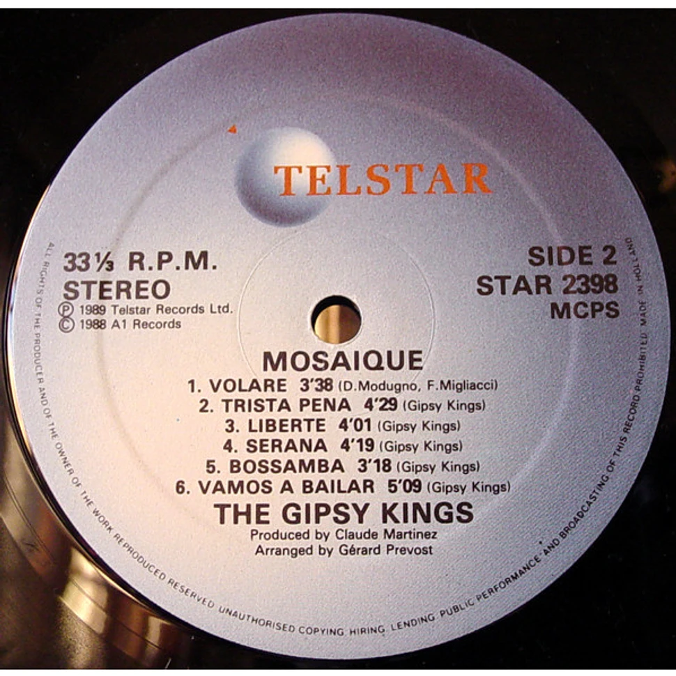 Gipsy Kings - Mosaique - Vinyl LP - 1989 - EU - Original | HHV