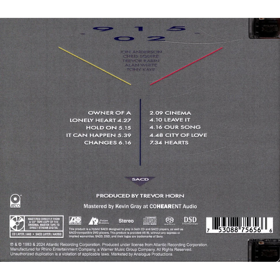 Yes - 90125 Atlantic 75 Series Sacd - CD - 2023 - US - Reissue | HHV