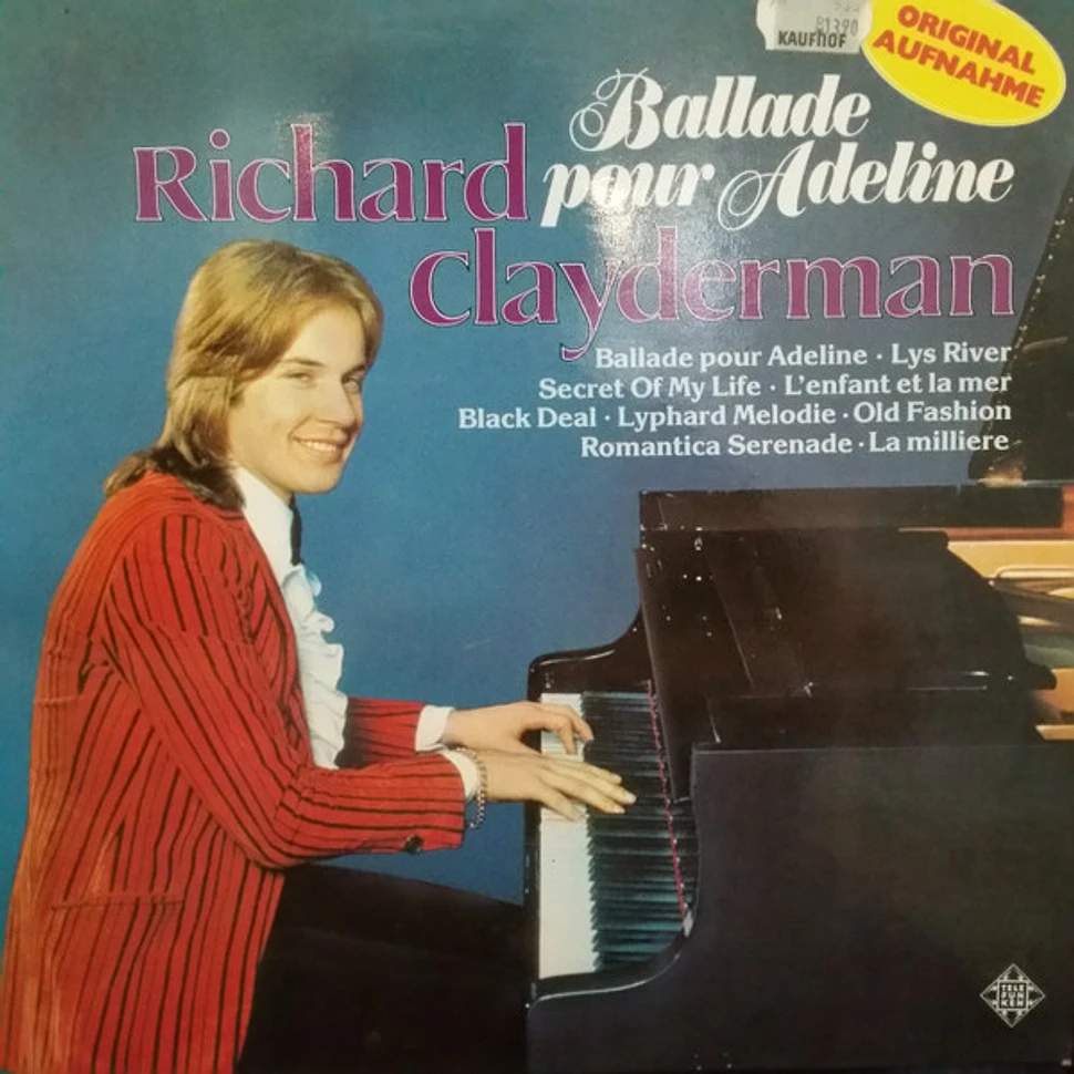 Richard Clayderman - Ballade Pour Adeline - Vinyl LP - 1977 - DE - Original | HHV