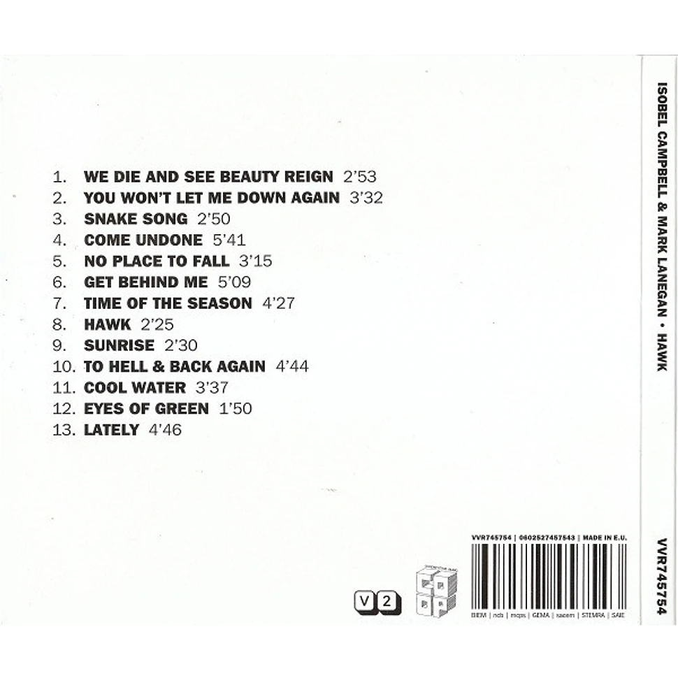 Isobel Campbell & Mark Lanegan - Hawk - CD - 2010 - EU - Original | HHV