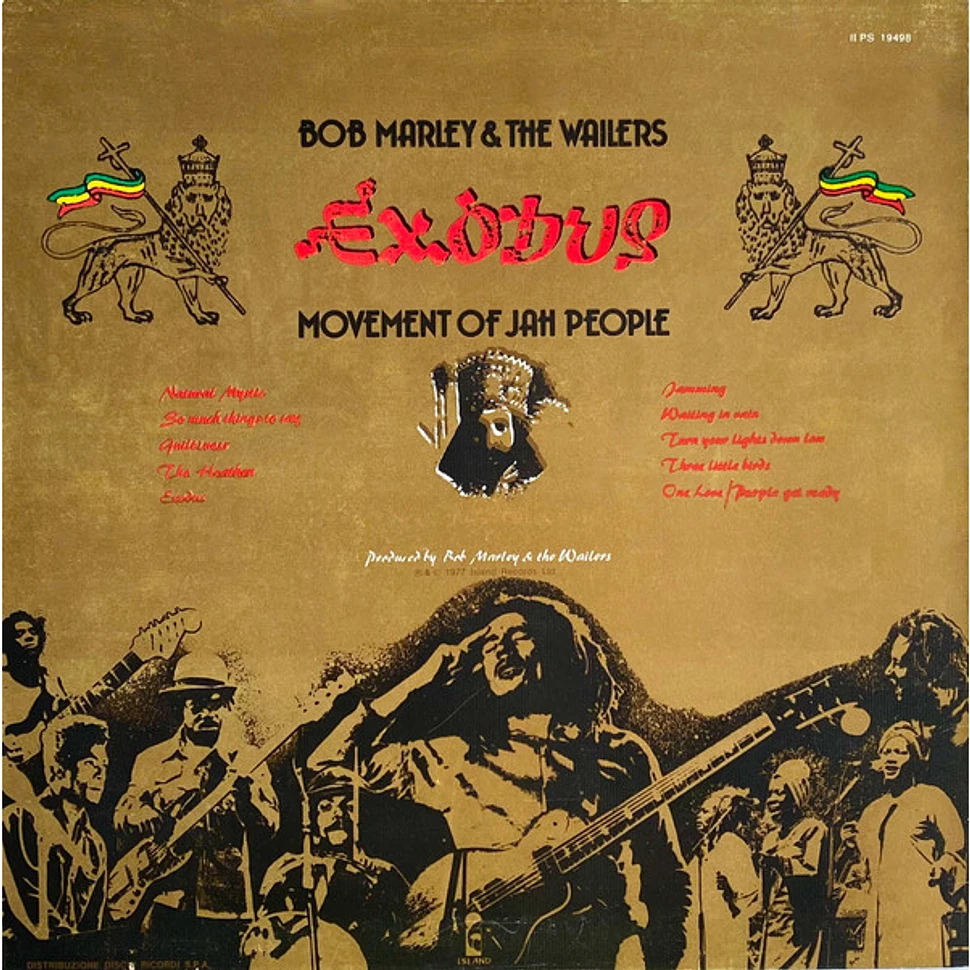 Bob Marley & The Wailers - Exodus - Vinyl LP - 1977 - IT - Reissue | HHV