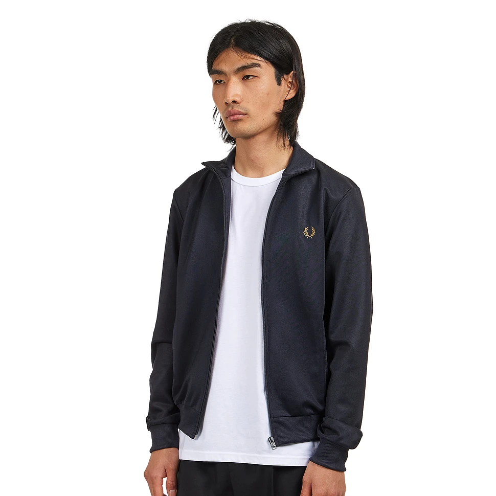 Fred Perry - Track Jacket (Navy / Darkcaramel) | HHV