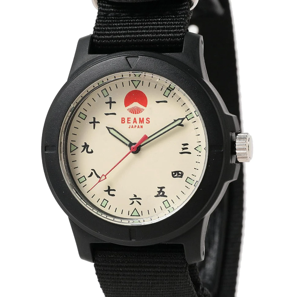 Beams Japan - Kanji Number Wrist Watch (Black) | HHV