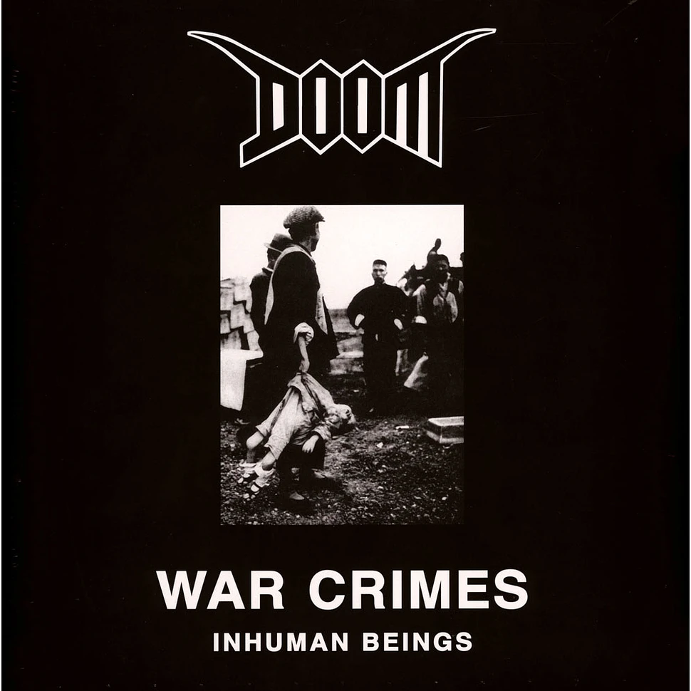 Doom - War Crimes (Inhuman Beings) - Vinyl LP - 1988 - EU - Reissue | HHV