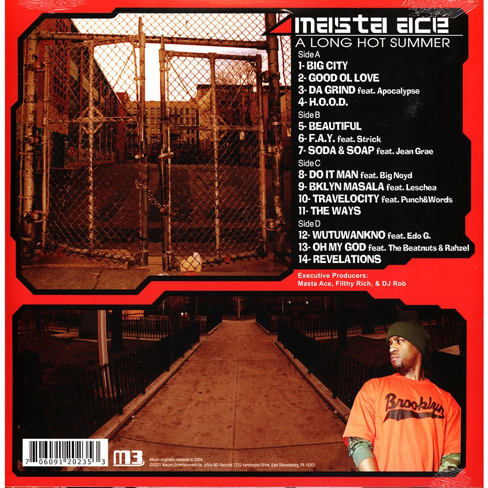Masta Ace - A Long Hot Summer - Vinyl 2LP - 2021 - US - Reissue | HHV