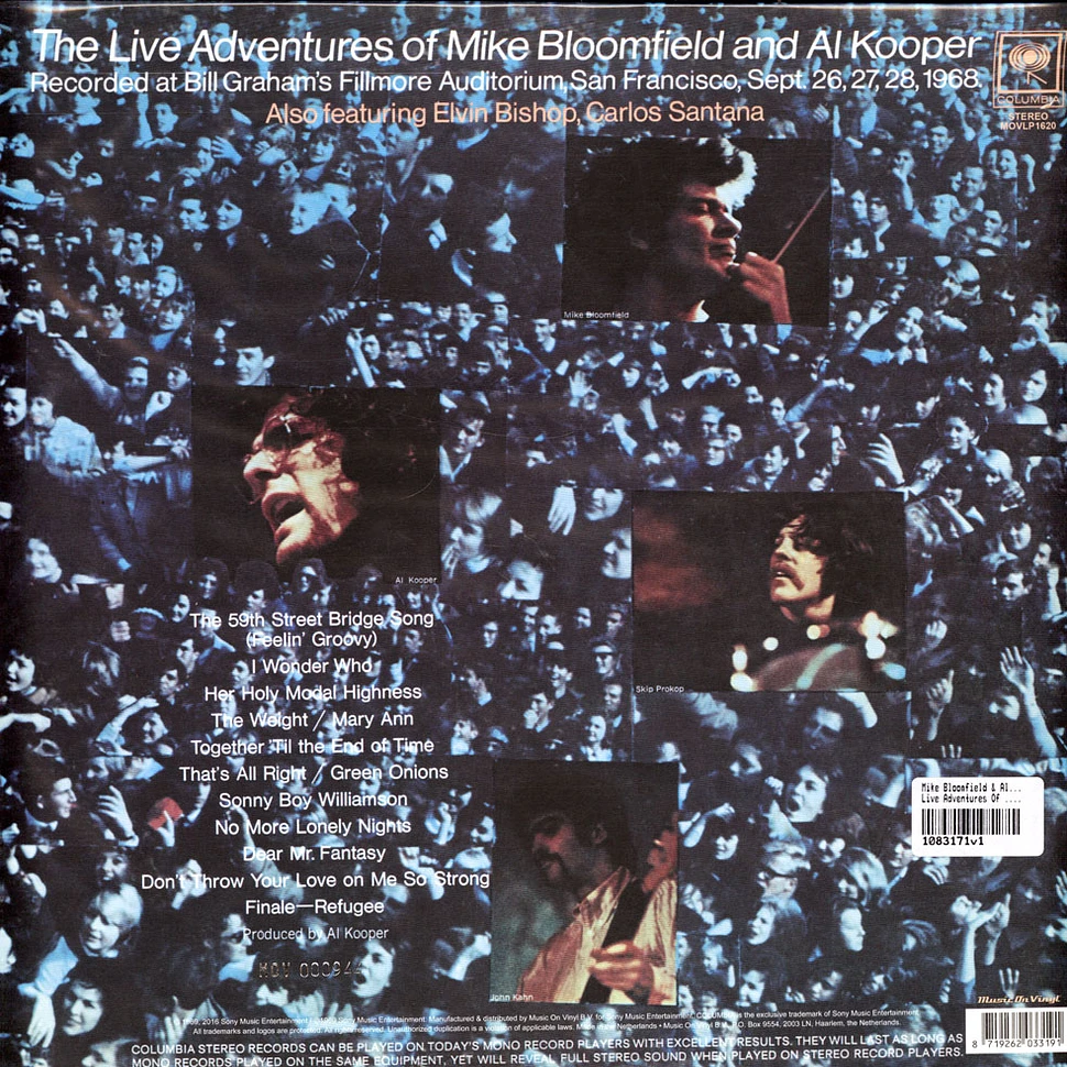 Mike Bloomfield & Al Kooper - Live Adventures Of ... Blue & White Marbled Vinyl Edition - Vinyl ...