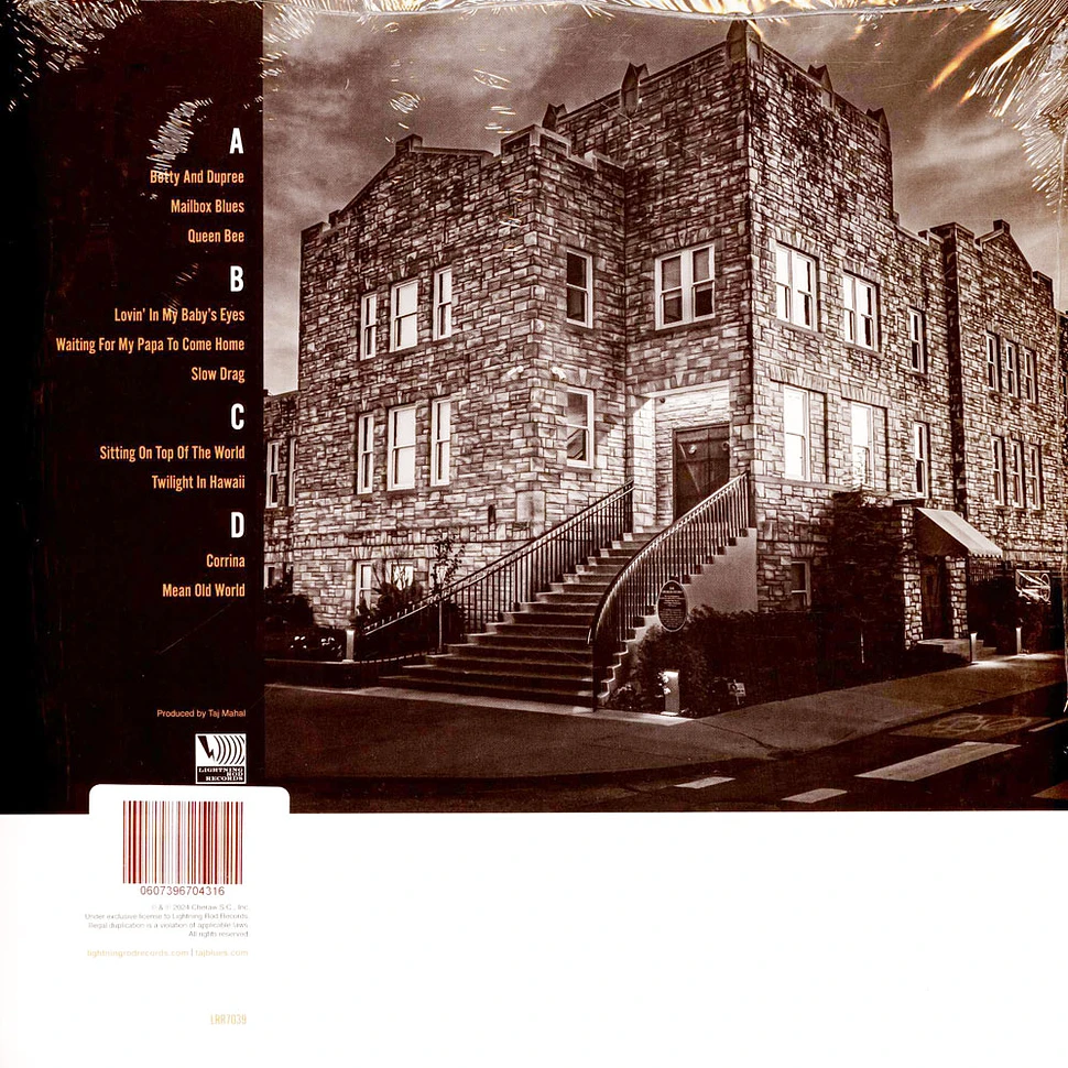 The Taj Mahal Sextet - Swigin' Live At The Church In Tulsablack, White ...