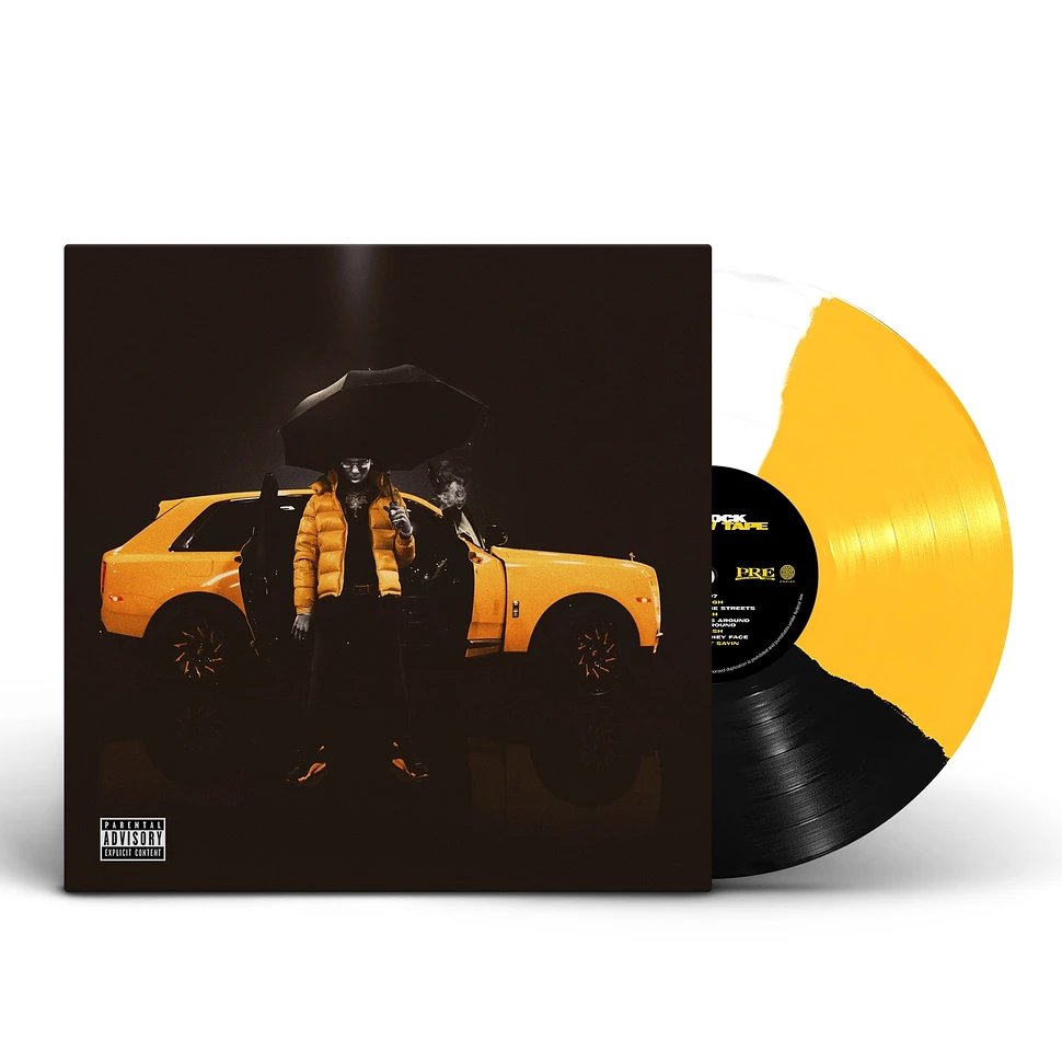 Key Glock - Yellow Tape Yellow, Black & White Vinyl Edition - Vinyl LP ...