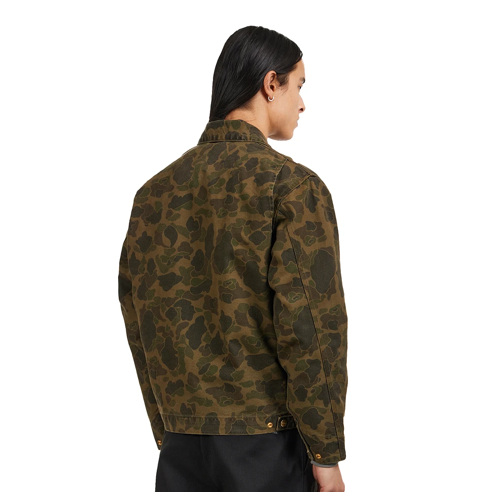 Carhartt WIP - Duck Detroit Jacket "Dearborn" Canvas, 12 oz (Camo Duck ...