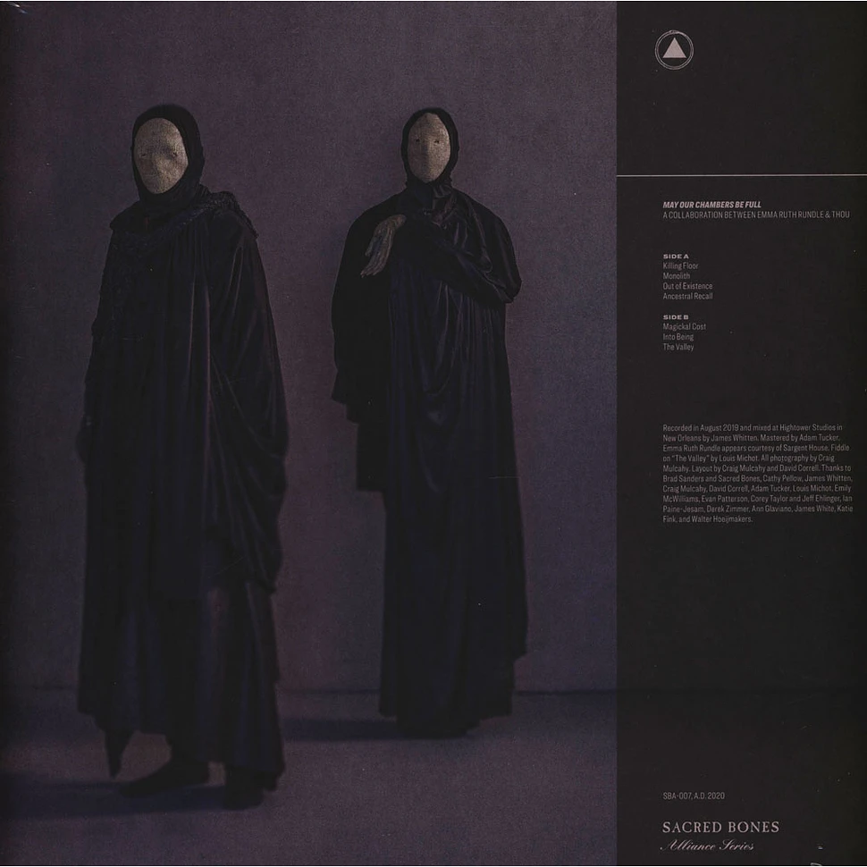 Thou & Emma Ruth Rundle - May Our Chambers Be Full Black Vinyl Edition ...