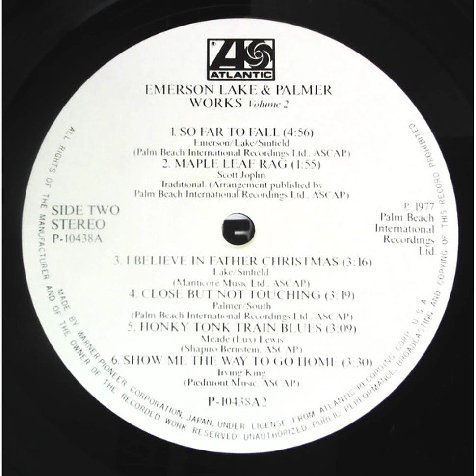 Emerson, Lake & Palmer - Works Volume 2 - Vinyl LP - 1977 - JP ...