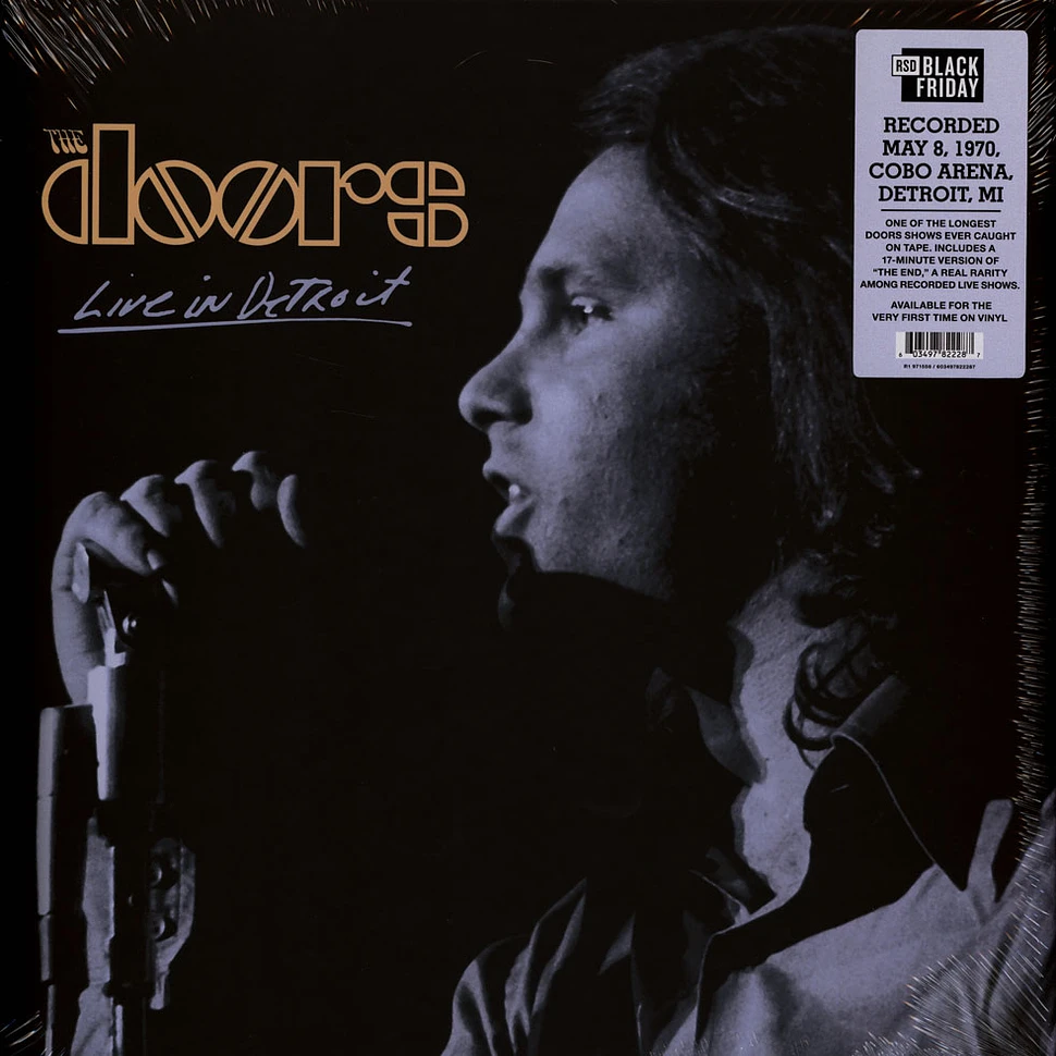 The Doors - Live In Detroit Black Friday Record Store Day 2024 Edition ...