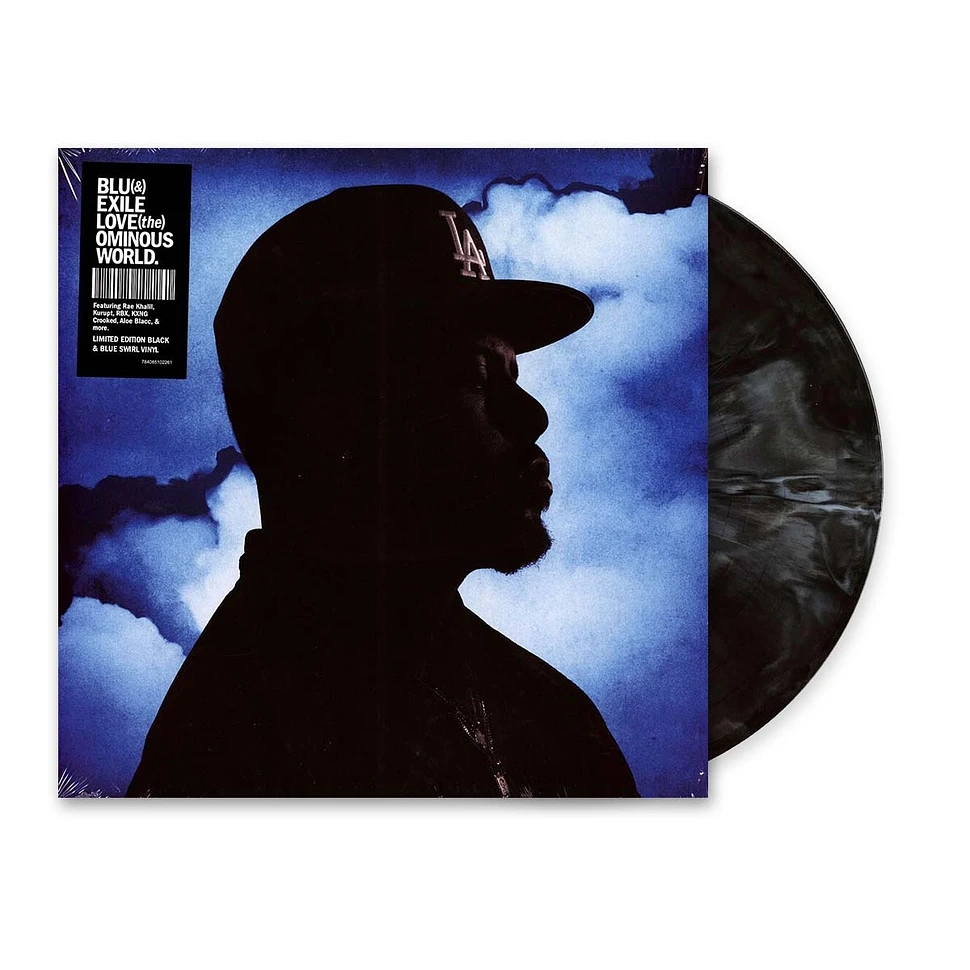 Blu & Exile - Love (The) Ominous World HHV Exclusive Blue & Black Vinyl ...