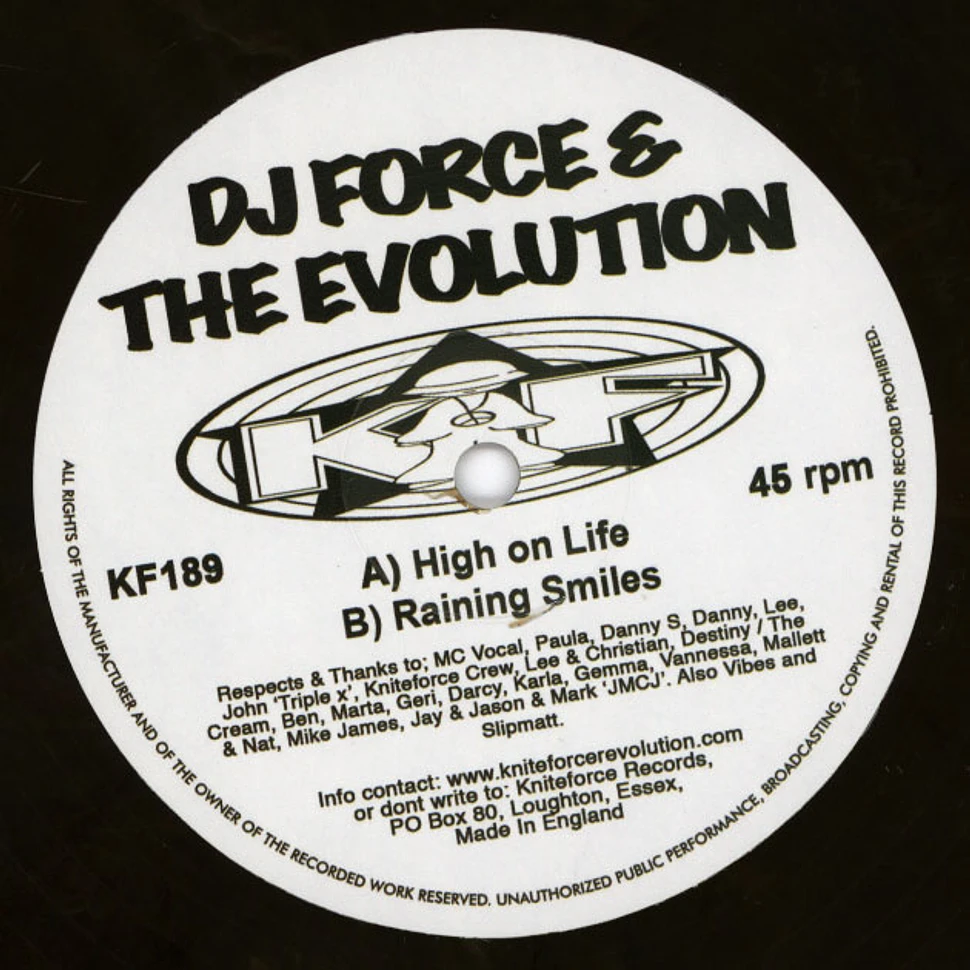 DJ Force & The Evolution - High On Life Ep Dark Green Marble Edition ...