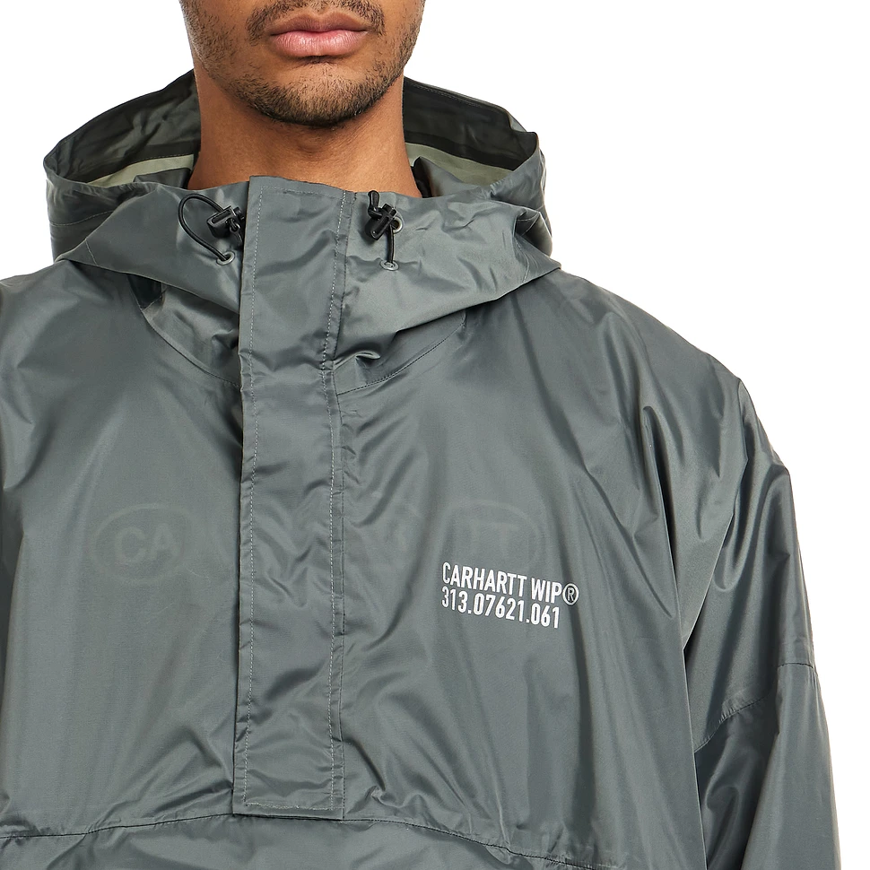 Carhartt WIP - Tour Packable Rain Poncho (Smoke Green / Reflective) | HHV