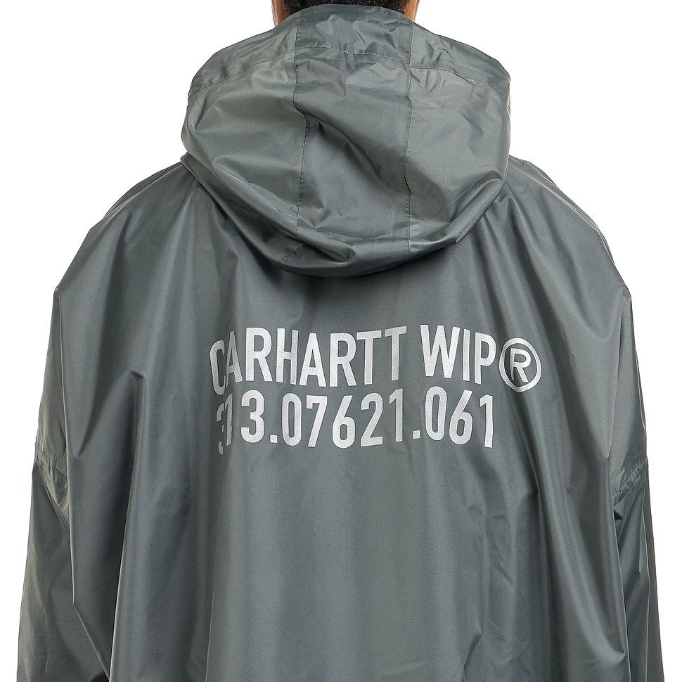 Carhartt WIP - Tour Packable Rain Poncho (Smoke Green / Reflective) | HHV