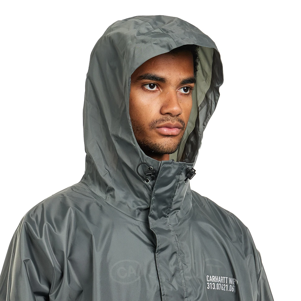 Carhartt WIP - Tour Packable Rain Poncho (Smoke Green / Reflective) | HHV