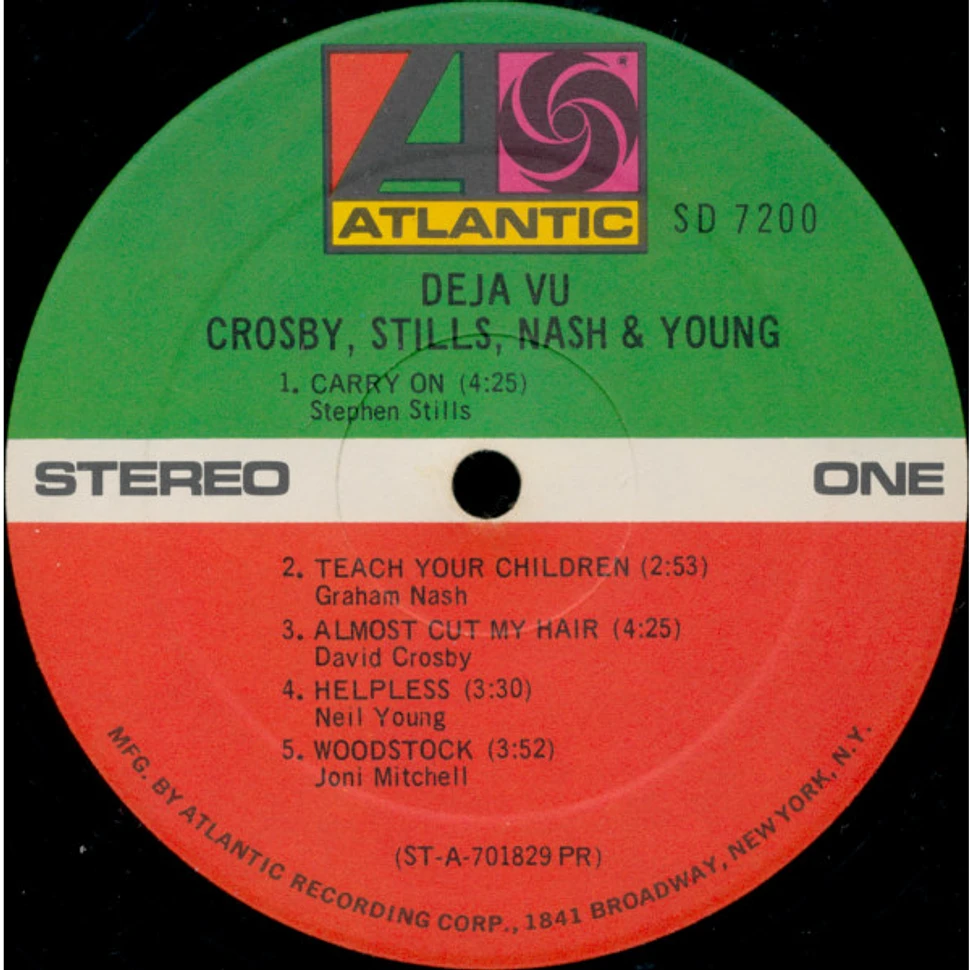 Crosby, Stills, Nash & Young / Dallas Taylor & Greg Reeves - Déjà Vu ...