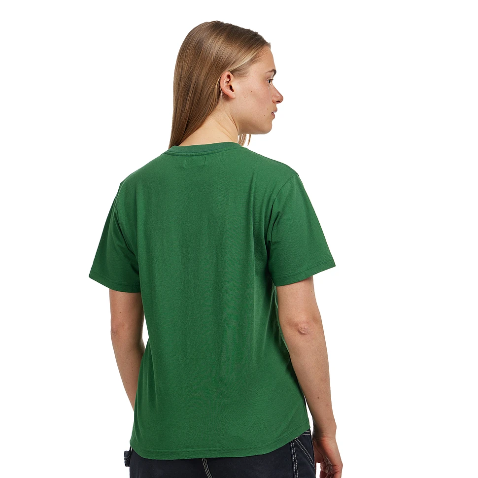 Beams Boy - Boy Embroidered Crew Short Sleeve T-Shirt (Green) | HHV