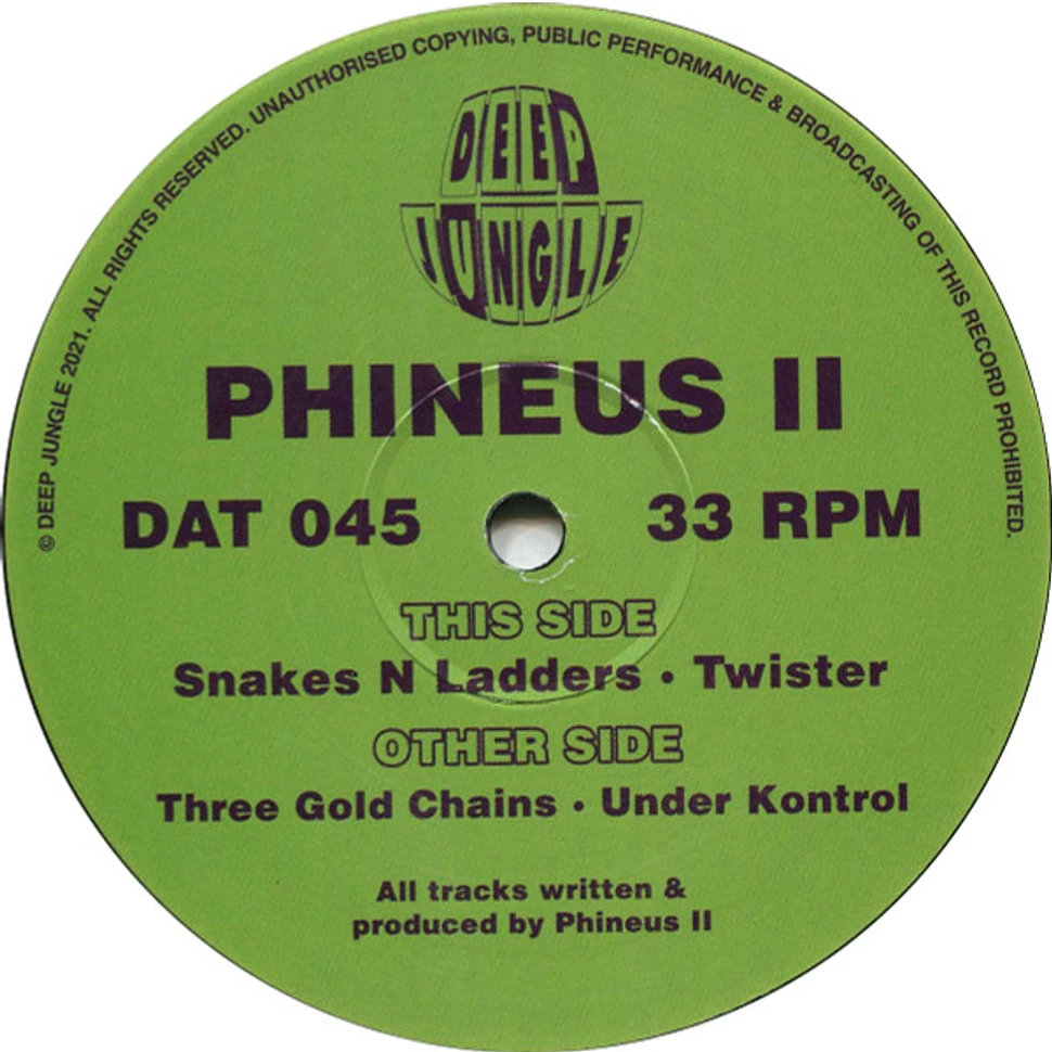 Phineus II - Three Gold Chains / Under Kontrol / Snakes N Ladders ...