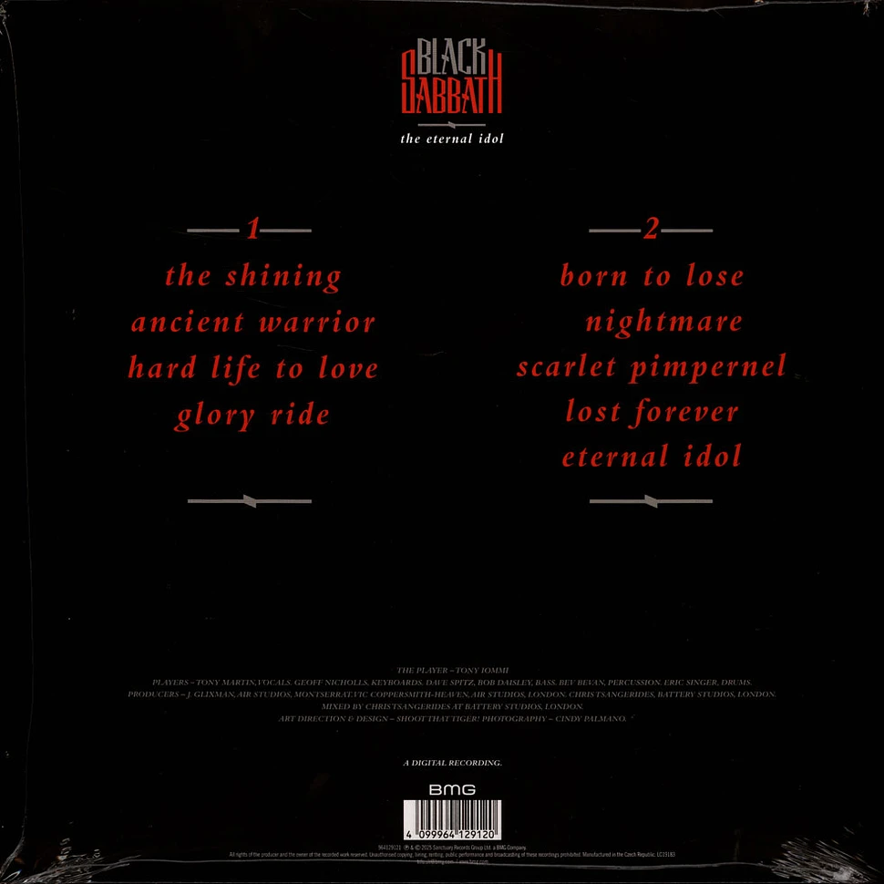 Black Sabbath - The Eternal Idol Remaster Record Store Day 2025 Ruby ...