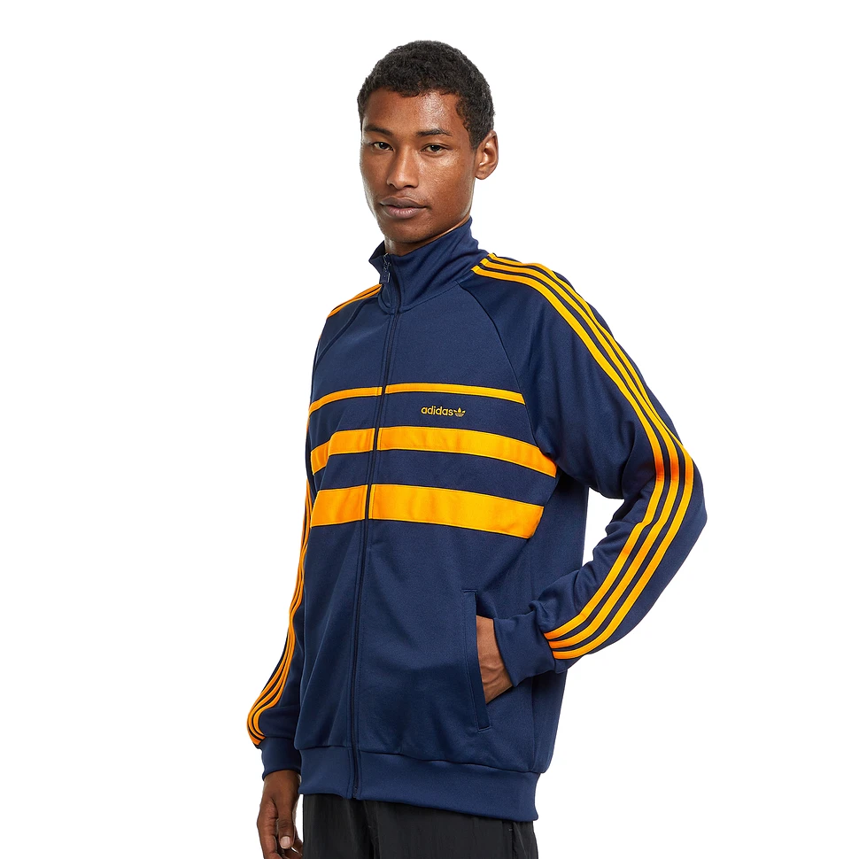 adidas - The First Track Top (Night Indigo / Crew Orange) | HHV