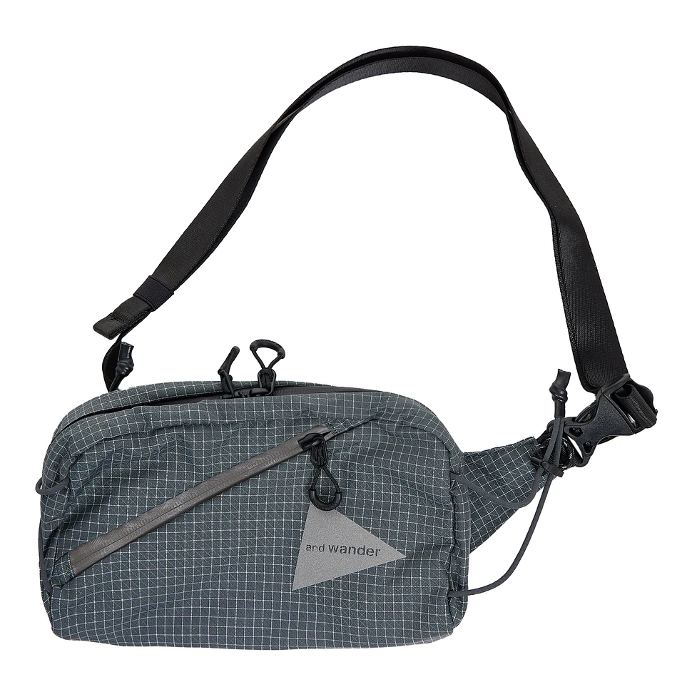 and wander - Ocean Rip Waist Bag (Gray) | HHV