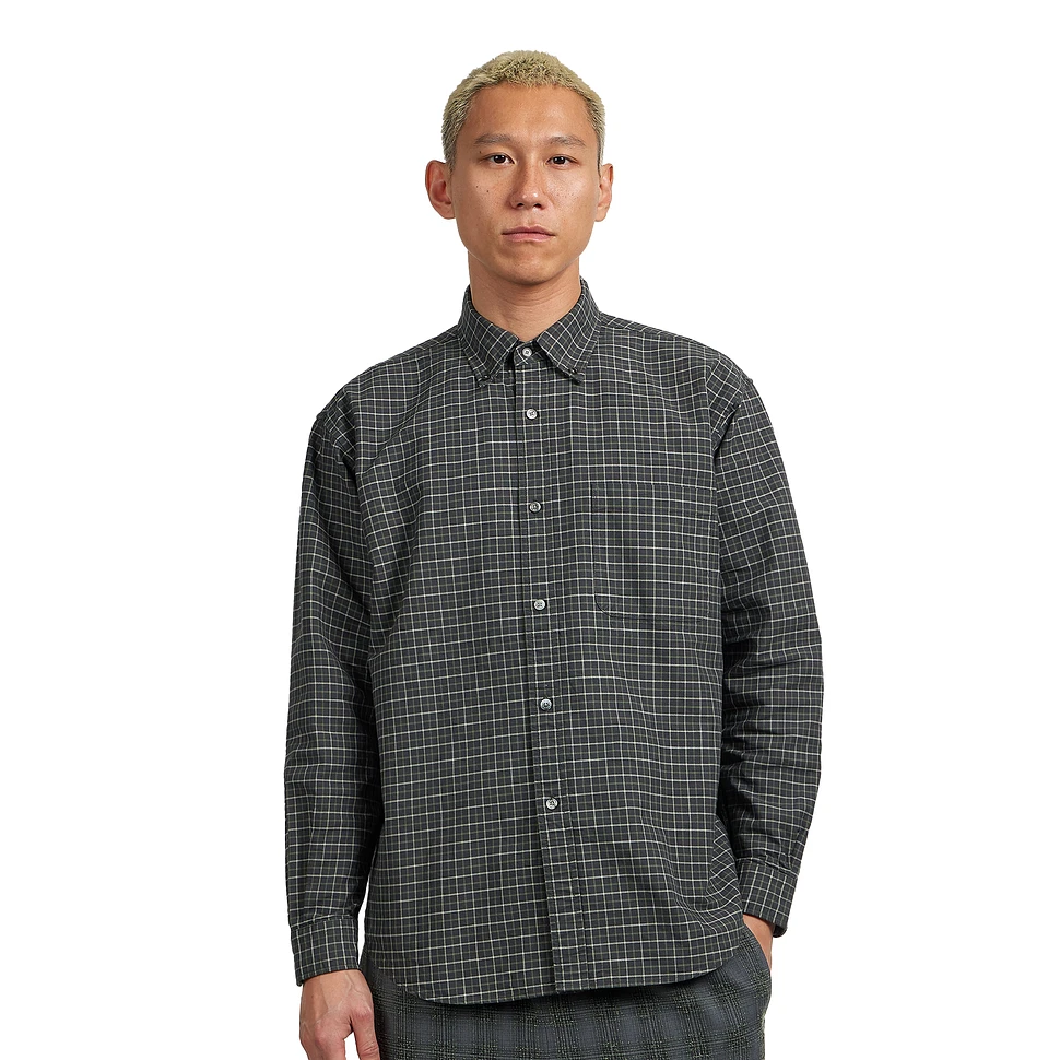 Beams - Heavy Oxford Button Down Shirt (Charcoal) | HHV